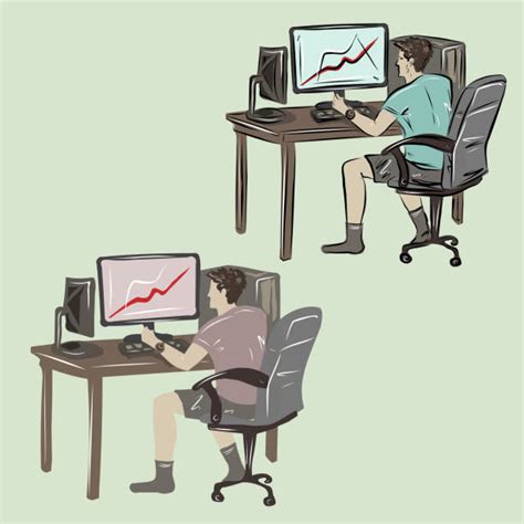 170 Programmer Coding Laptop Computer Work Desk Freelancer Sitting On