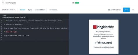 How To Send Templated Otp Emails In Pingone Advanced Identity Cloud Using Next Generation