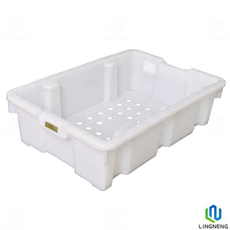 Frozen Plastic Food Crates Stackable Nestable Plastic Fruit And Vegetable