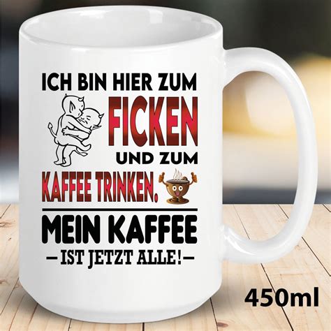 Kaffee Trinken Und Ficken Lustige Tasse Für Männer