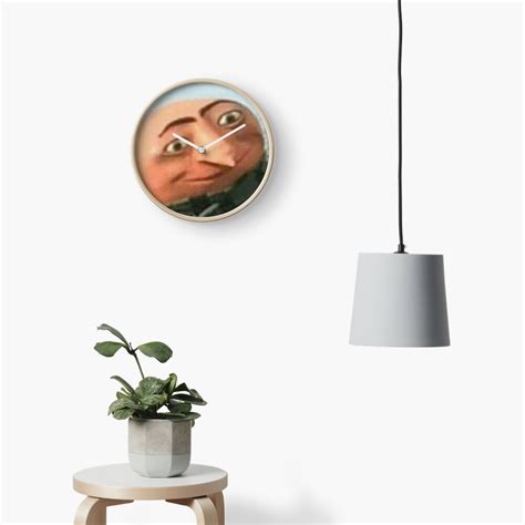 Gru Meme Face Clock For Sale By Itsjustpeachy Redbubble