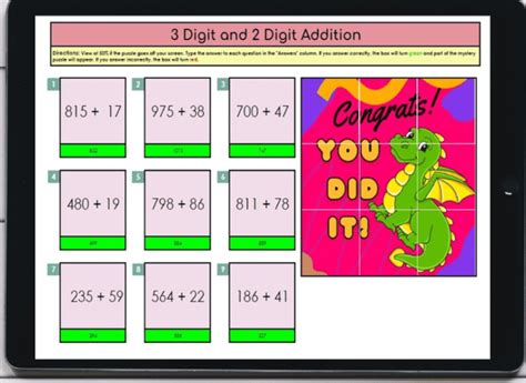 Adding And Subtracting Fractions Color By Number Pdf Free With Unlike Denominators Daily Dose