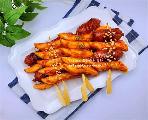 옛날 떡꼬치 소스 만들기 소떡소떡 양념 소스 레시피 떡볶이떡 요리 네이버 블로그