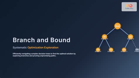 Branch And Bound Systematic Optimization Exploration For Efficient