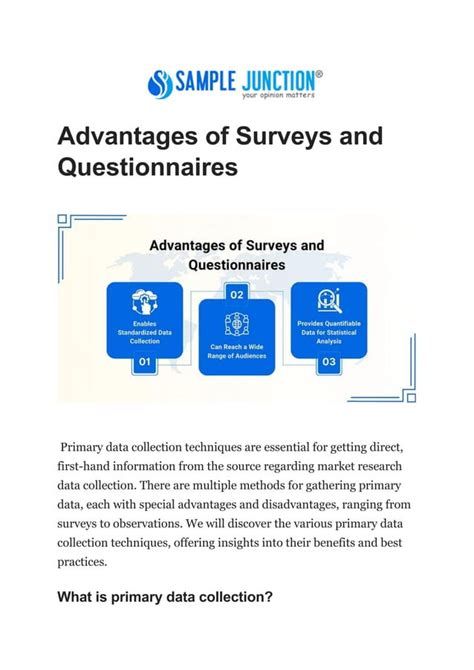 Advantages Of Surveys And Questionnaires Pdf
