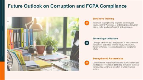 Future Outlook On Corruption And Compliance Corruption Fcpa Ppt Presentation Acp Ppt Sample
