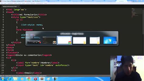 Validacion De Formularios Con Html5 Youtube