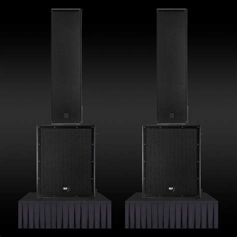 Rcf Nxl 44 A Mk2 X2 And Rcf 8004 As 18 2500w Subwoofer X2