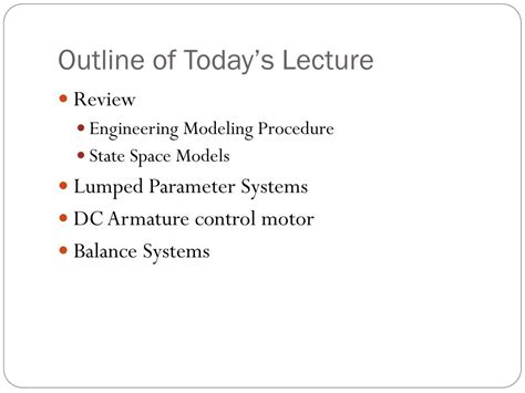 PPT Lumped Parameter Systems PowerPoint Presentation Free Download
