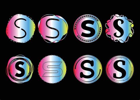 S Letter Logo And Icon Design Bundle 5474616 Vector Art At Vecteezy