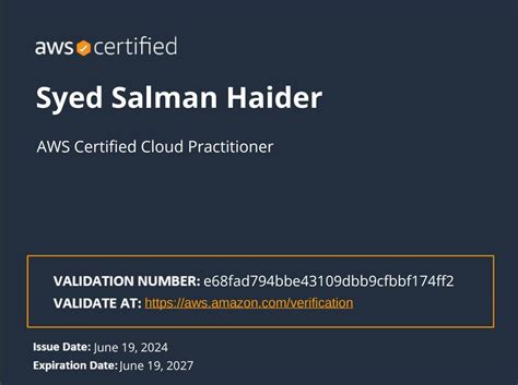 Syed Salman Haider Rizvi On Linkedin Aws Cloudcomputing Certification Professionalgrowth