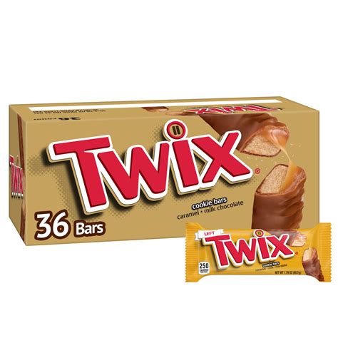 Twix Caramel Cookie Chocolate Candy Bars Full Size Individually