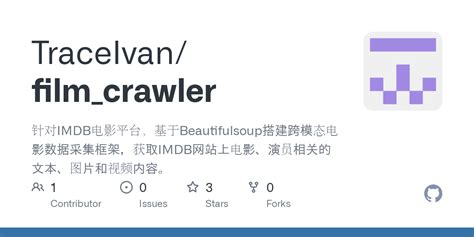 Github Traceivan Film Crawler Imdb Beautifulsoup Imdb
