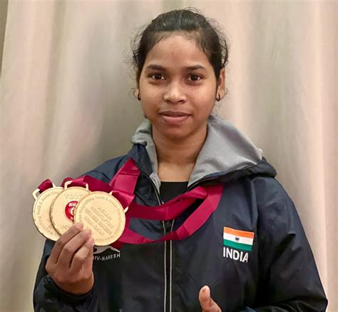 Odisha Weightlifter Jyoshna Sabar Bags Gold With Youth Asian Record At Doha Odisha Bytes