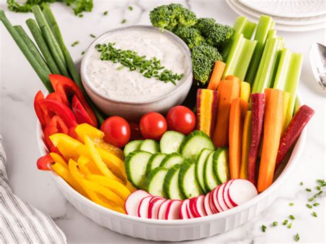 Best Crudite Dip Recipe For Veggie Platters • The Fresh Cooky