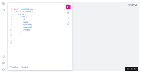 Graphiql Js Next Example Forked Codesandbox Graphiql Js Next Example Forked Codesandbox