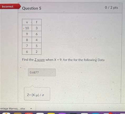 Solved Find The Population Standard Deviation σ For The