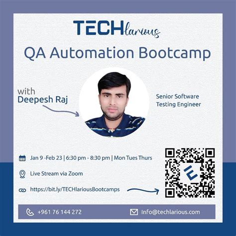Bootcamp Programming Onlinecourses Qa Automationtesting Selenium Techlarious
