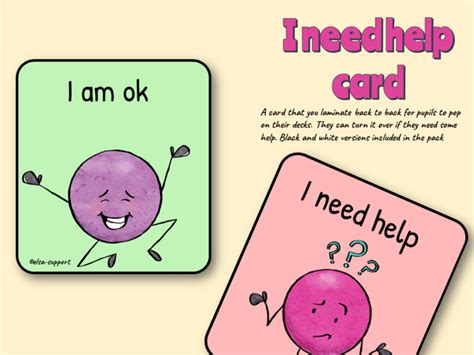 I Need Help Card Elsa Support