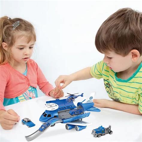주차 비행기 놀이 세트 비행기 운송 차량 화물 놀이 장난감 유치원 전 조립 장난감 침실 거실 원격 제어