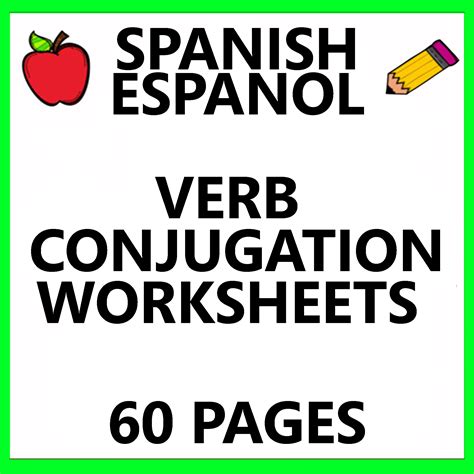 Ser Spanish Verb Conjugation Worksheets Present Tense