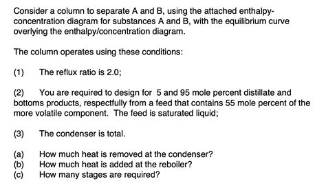 solved consider a column to separate a and b using the