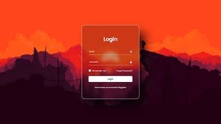 Creating A Glassmorphism Login Form Using HTML And CSS Doovi