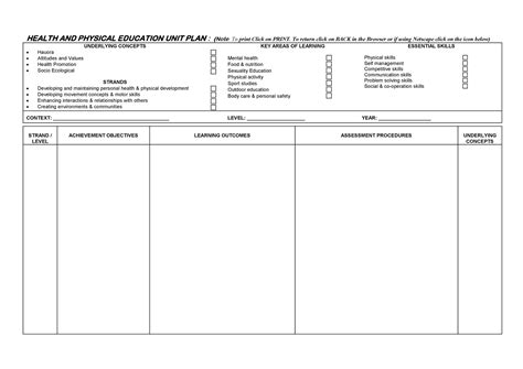 39 Best Unit Plan Templates Word PDF ᐅ TemplateLab