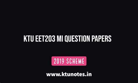 Eee Qp 2019 Archives Ktu Notes