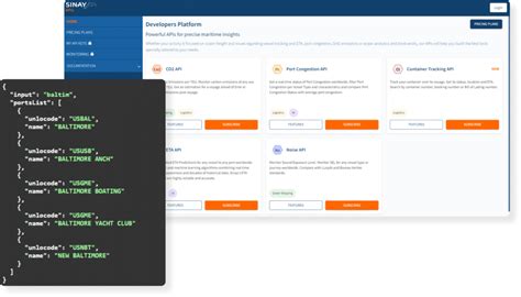ports and vessels api unlocode mmsi imo search