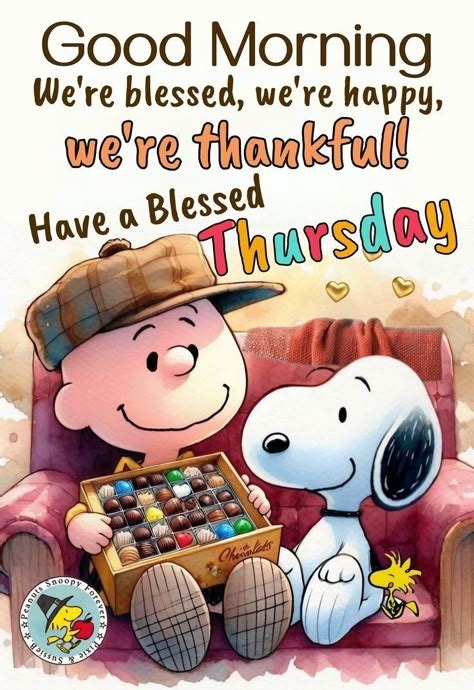 Snoopy Thursday Mornings