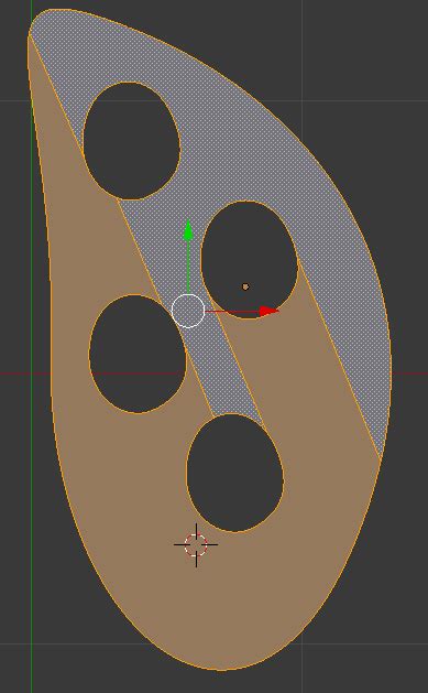 modeling how to merge 4 adjacent coplanar faces into a single face