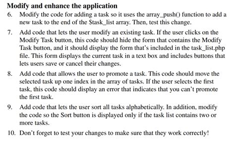 Solved Exercise 11 1 Work With The Arrays Of The Task List