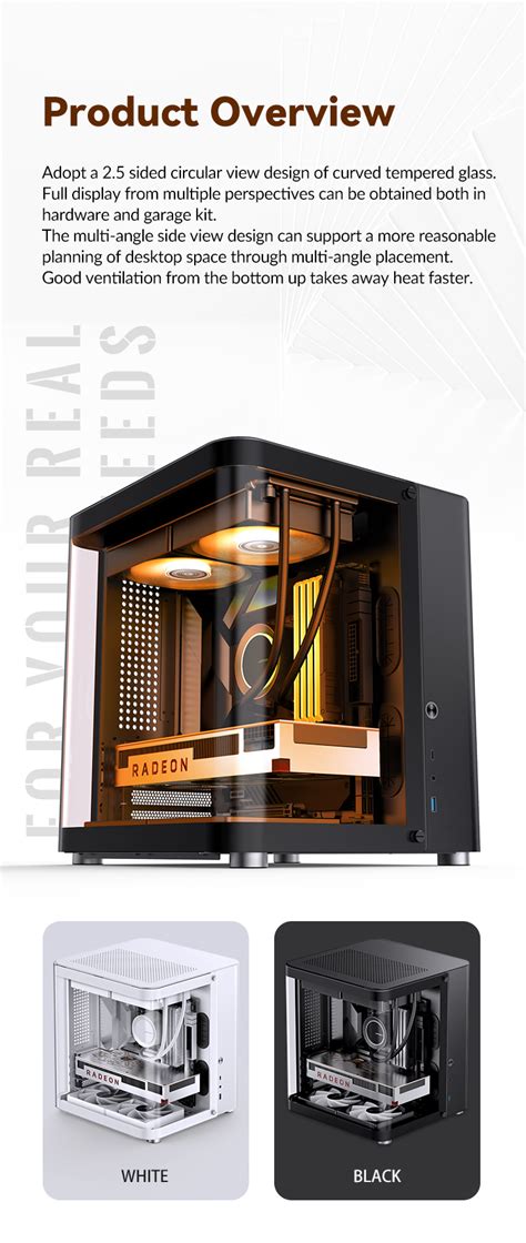 Jonsbo Tk 1 M Atx Mini Tower Case Black Tk 1 Black