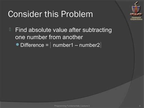 fundamental programming lect 3 ppt