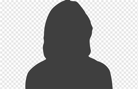 Silhouette Female Woman Headshot Silhouette Head Black Graphic Arts