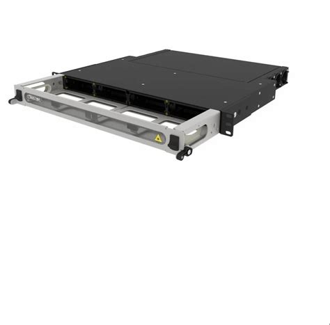 Commscope Black High Density 1u Modular Cassette Sliding Panel For