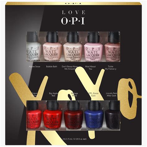Opi Love Opi 10 Piece Mini Nail Lacquer T Set