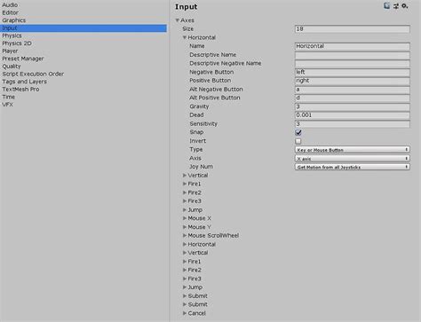 Input Class Input Manager Getkey Getbutton