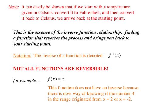 PPT Lesson Inverse Functions PowerPoint Presentation Free Download ID
