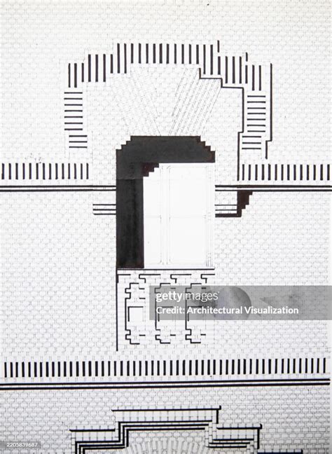 Classical Building Elevation Design Featuring Symmetry And Ornate