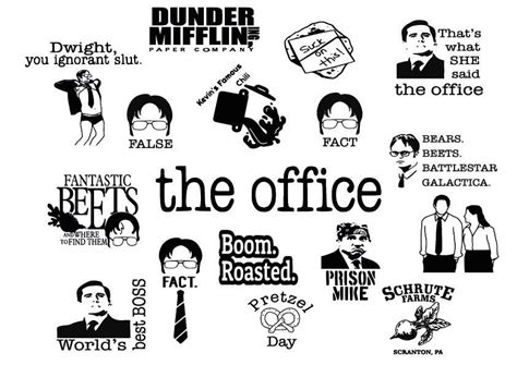 The Office Svg The Office Bundle Svg The Office Files For Cricut