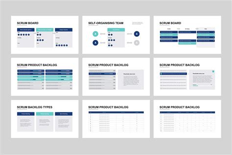 Scrum Model Powerpoint Template Etsy