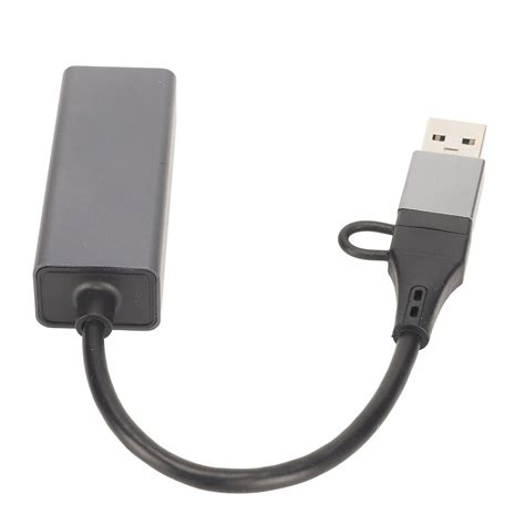 Adaptador Ethernet Tipo Cto Adaptador Usb Cto R Tipo C A Rj45