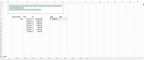Solved Calculate The NPV And The IRR Of The Investment Chegg Com