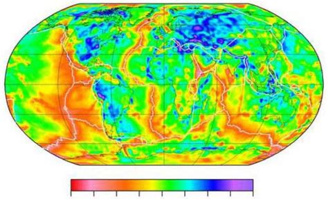 Gravity Anomalies According To The Grace Model After Subtracting The