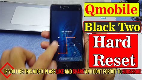 Qmobile Black Two Hard Reset Pattern Unlock 2018 YouTube