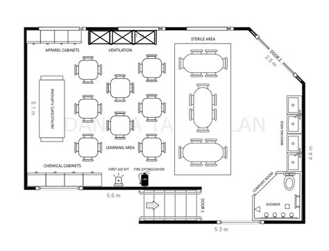 Art Classroom Floor Plan