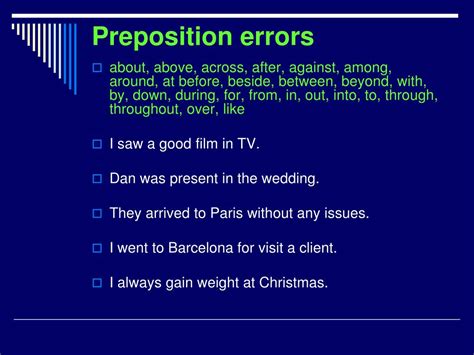 PPT Identifying Sentence Errors PowerPoint Presentation Free Download ID