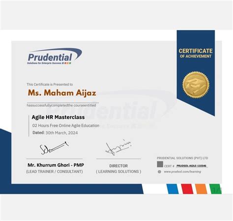Maham Aijaz On Linkedin Certificate Certificateofcompletion Achieve